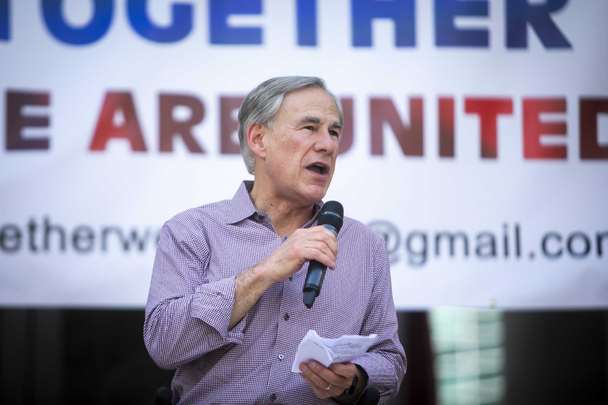 Abbott joined conservative activists repudiating hate against Asians