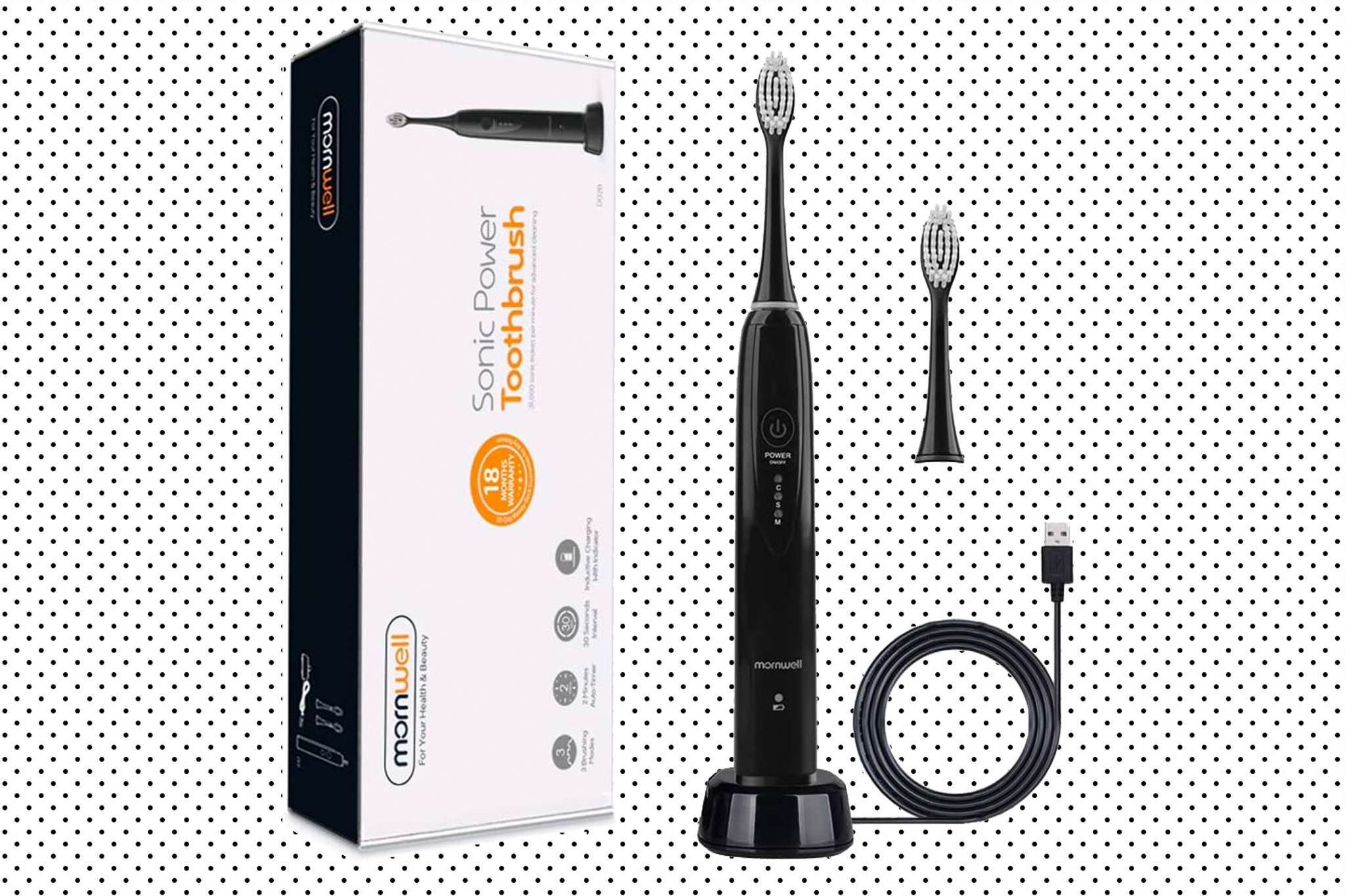 This deluxe Sonic Electric Toothbrush belongs in your mouth