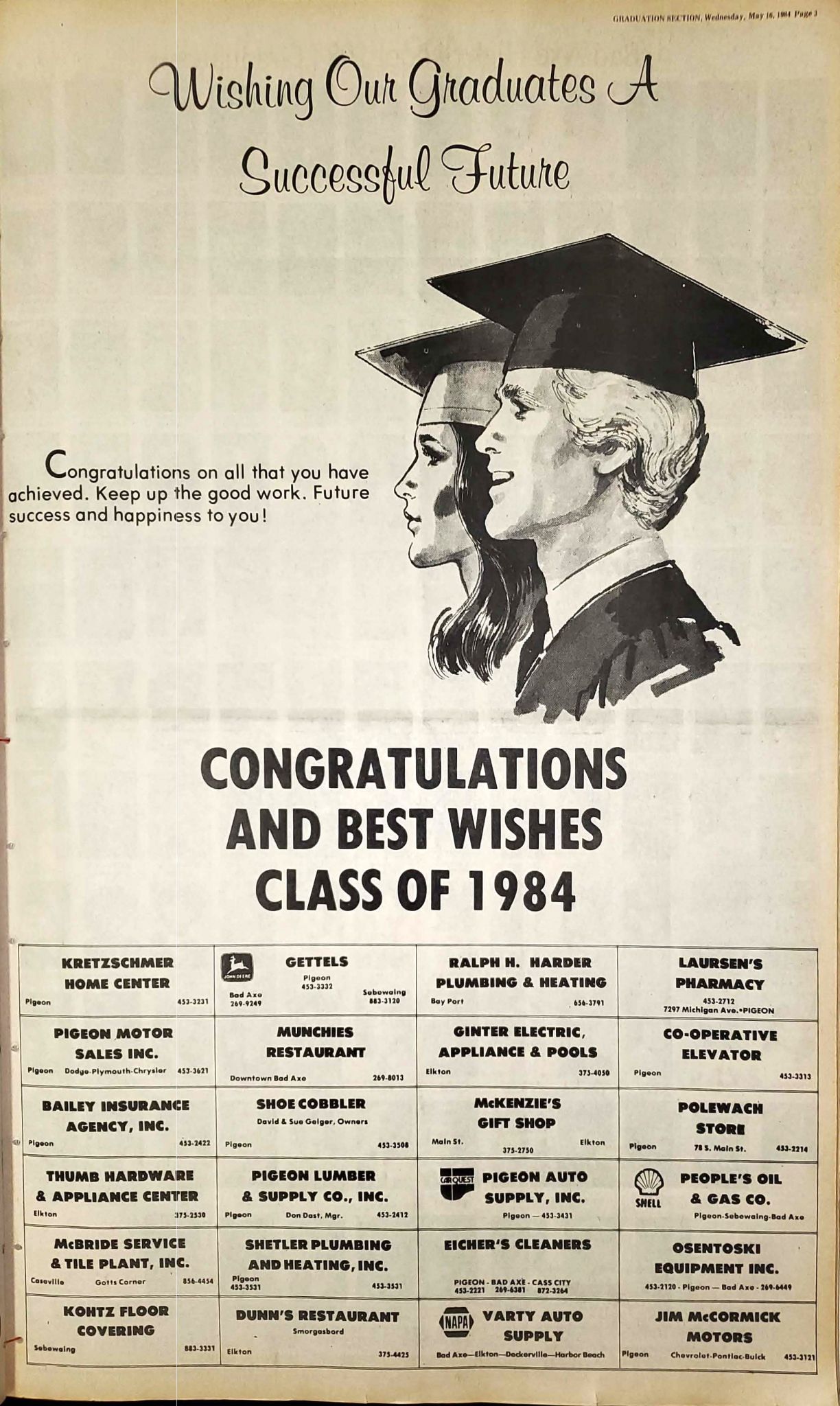 Tribune Throwback: Celebrating 1984 Graduates