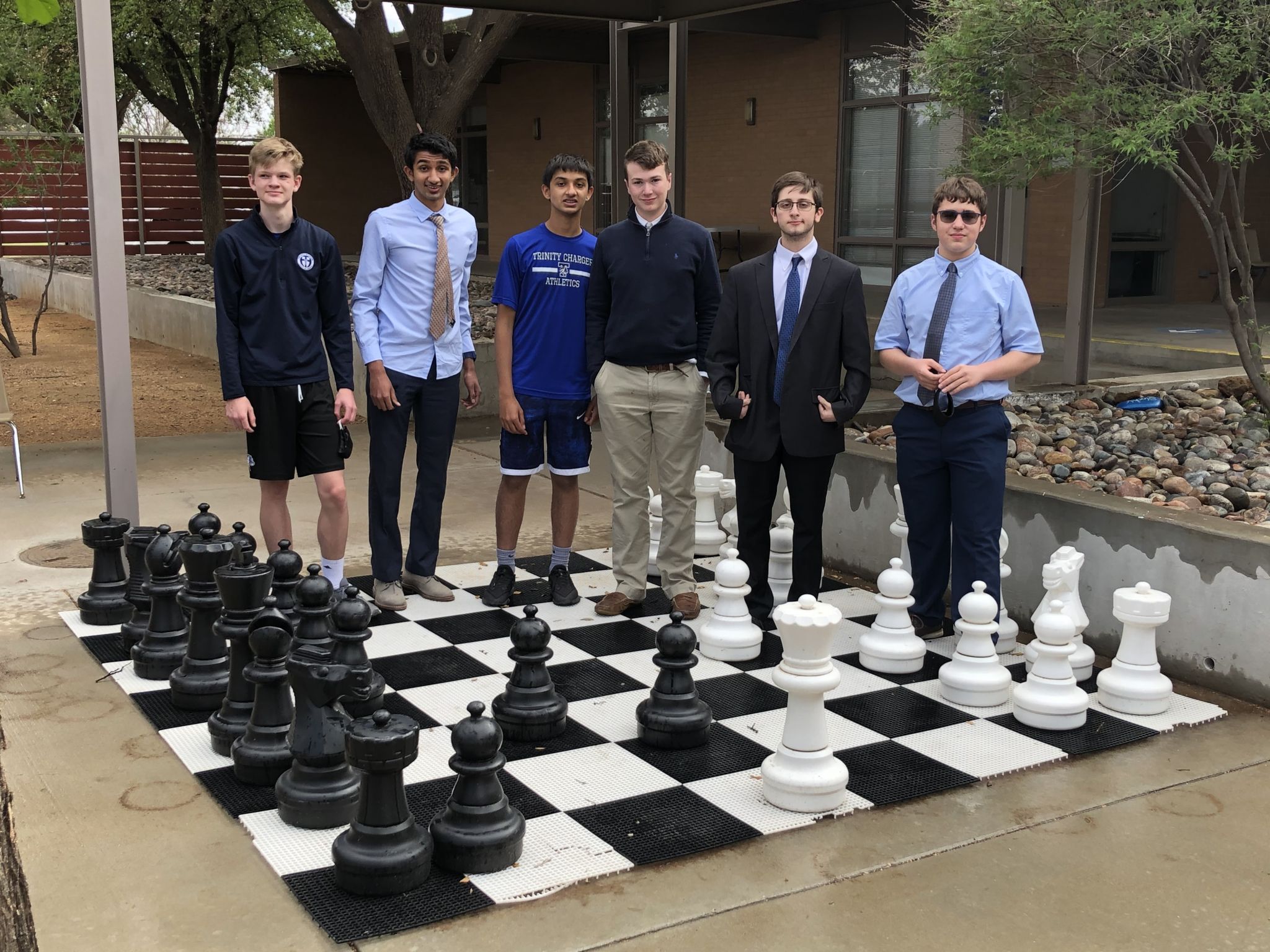 Khouri, Trinity team win chess title