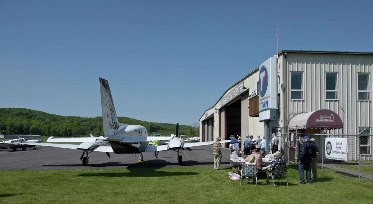 ‘It keeps me young’: Octogenarian pilots fly into Danbury Municipal Airport