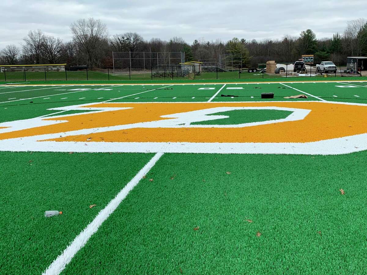 Happy day: Dow turf field will be getting lights, PA, scoreboard