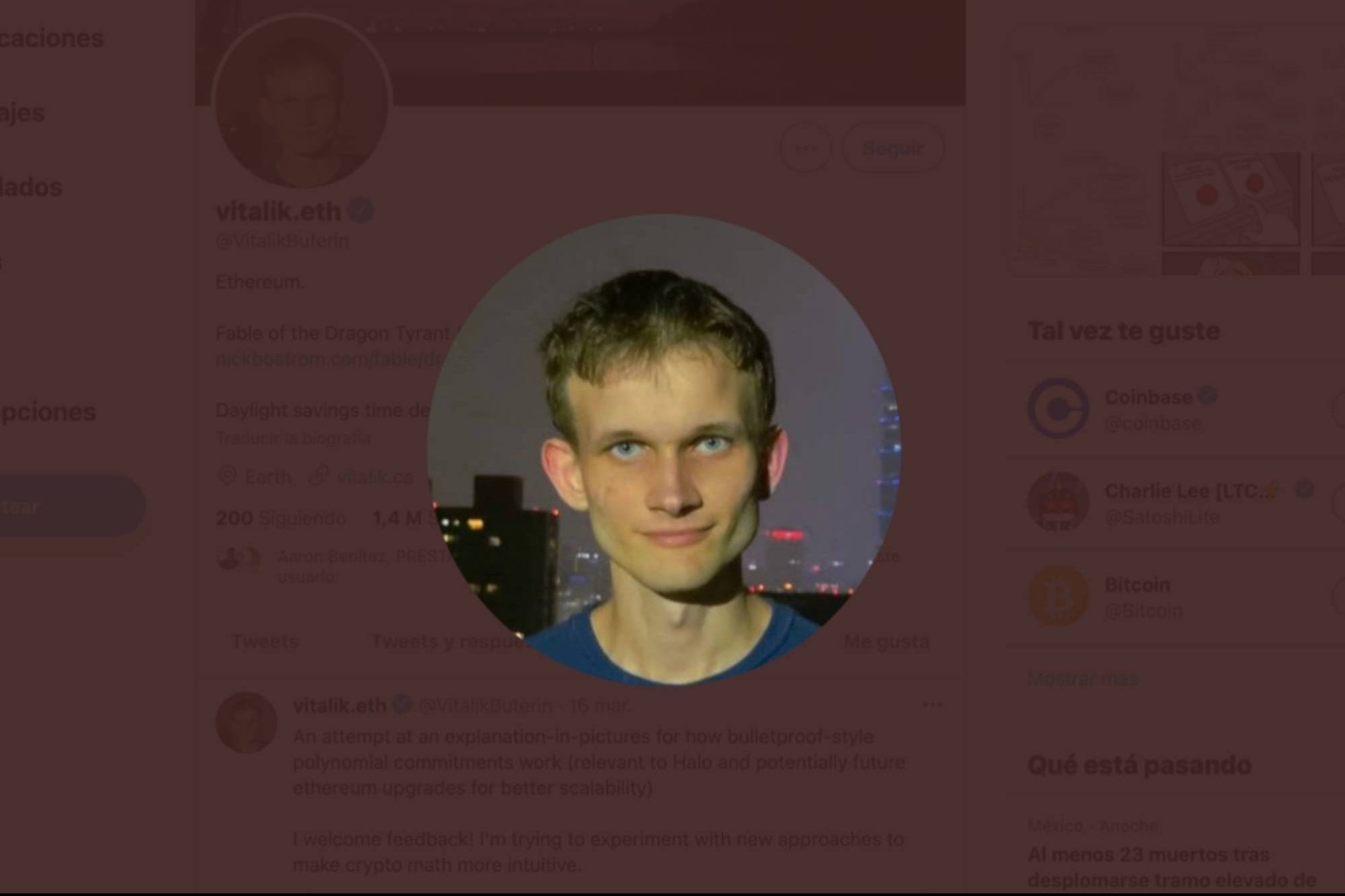 The billionaire creator of Ethereum already expected the collapse of ...