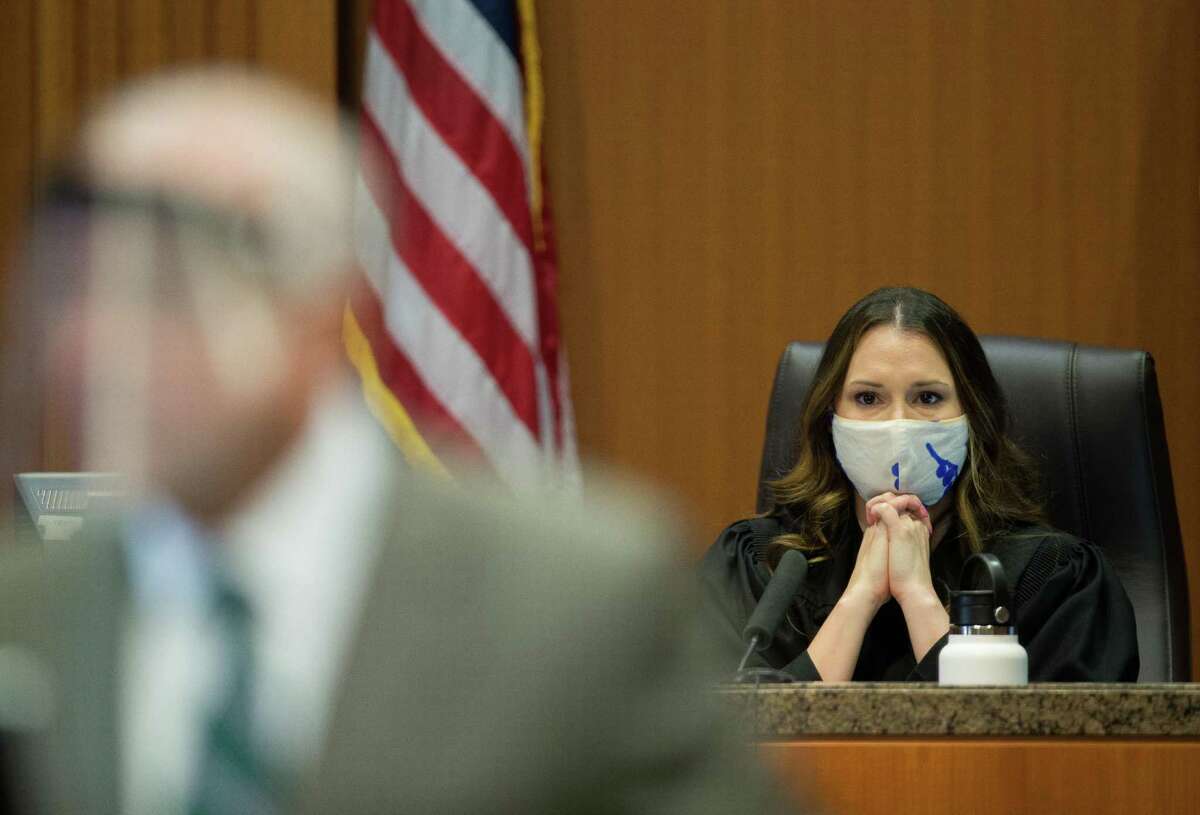 Plaintiff suing Baylor, football players testifies in Harris County trial