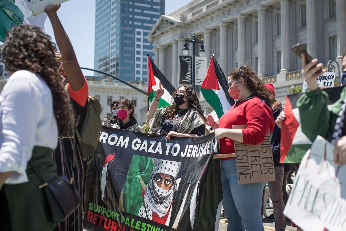 Hundreds rally in San Francisco for a 'free Palestine'