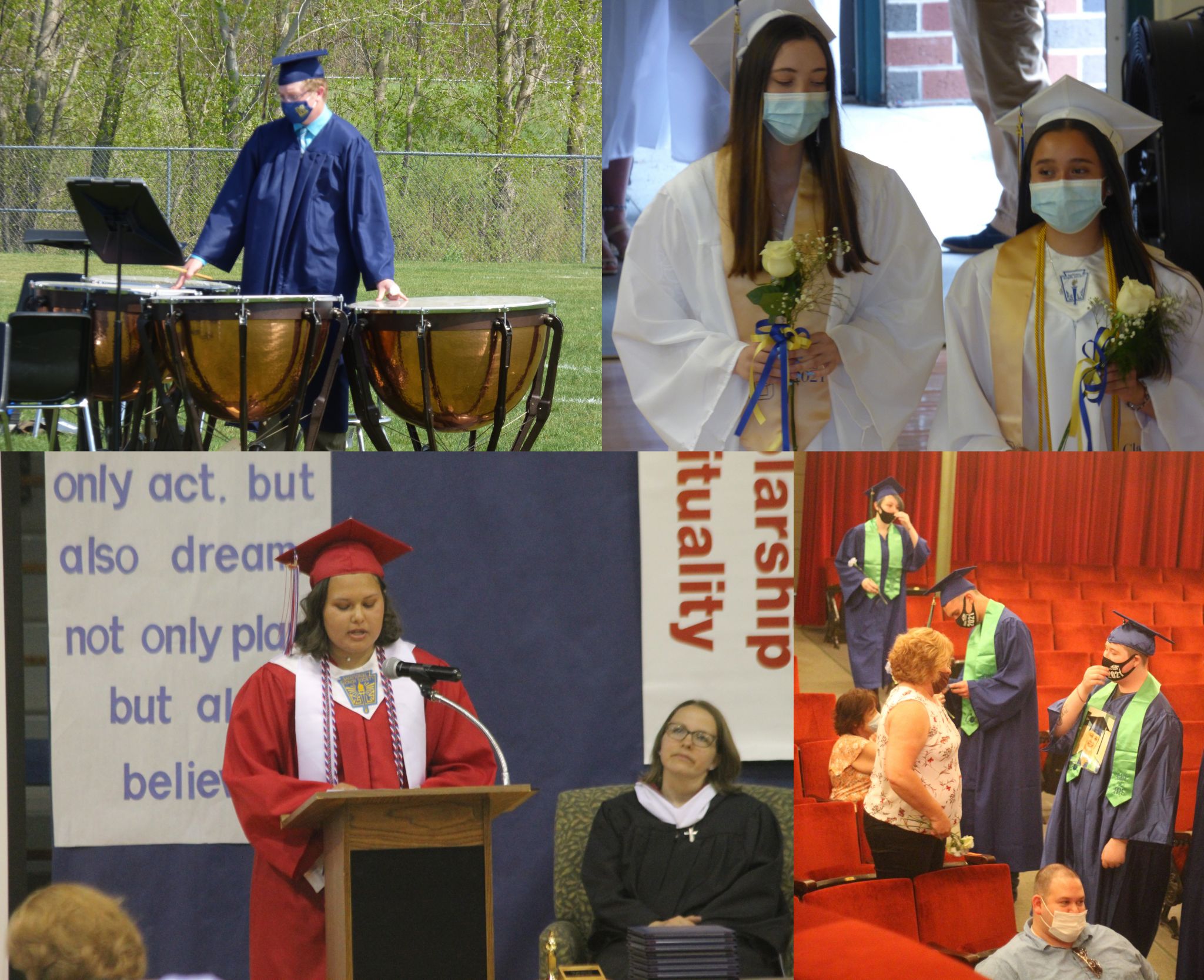 Graduates hit the finish line in a ‘near normal’ world