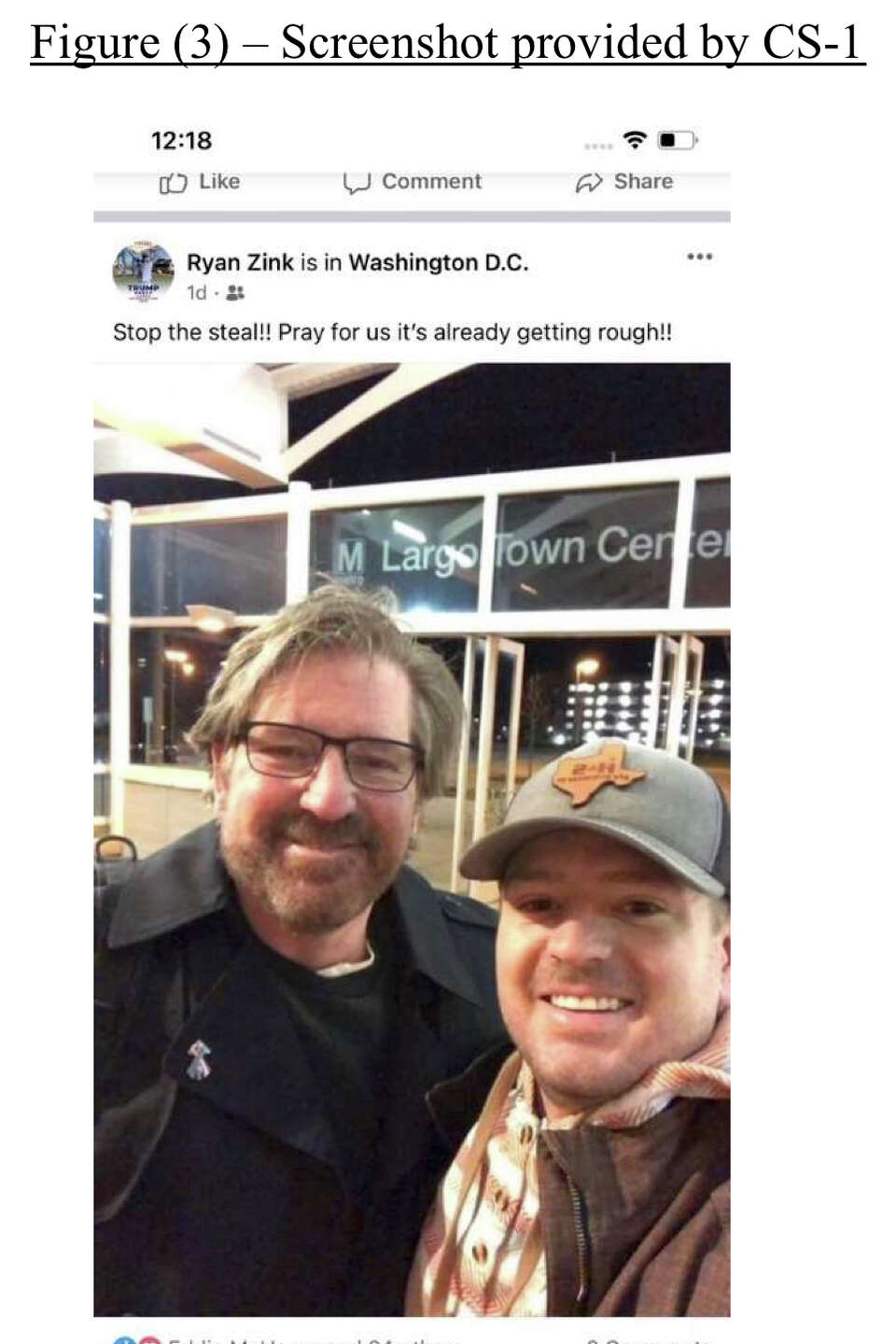 FBI timeline depicts roles Texans played in Capitol siege