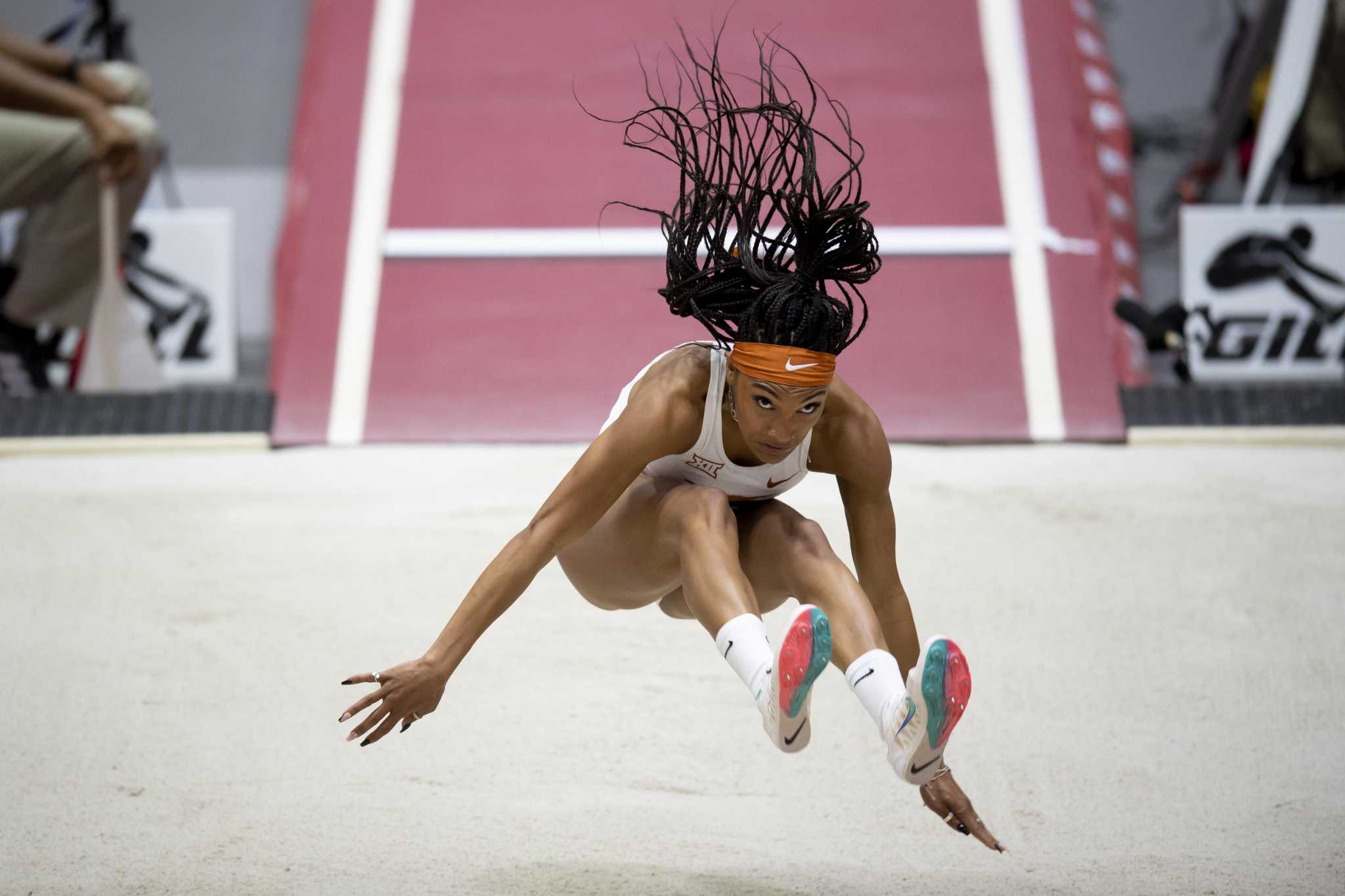 Tara Davis blossoms into track star after transfer to Texas