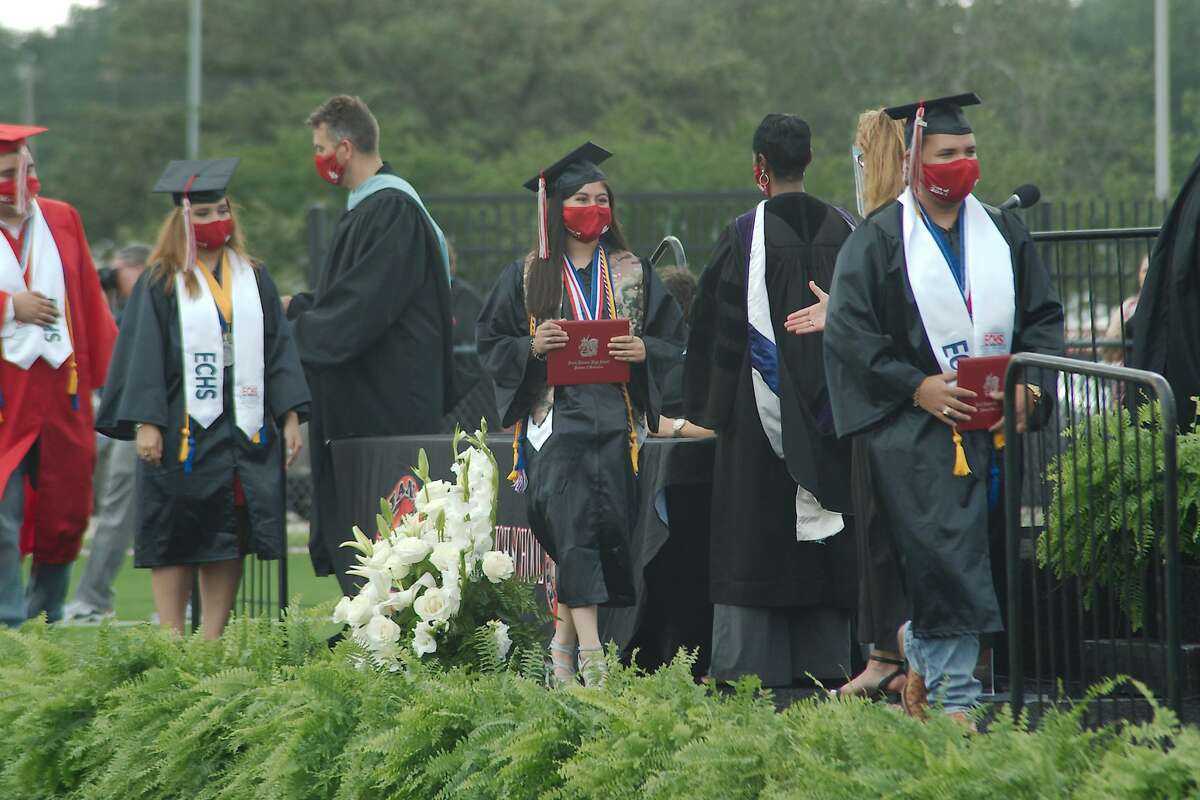 See scenes from South Houston High’s graduation ceremony