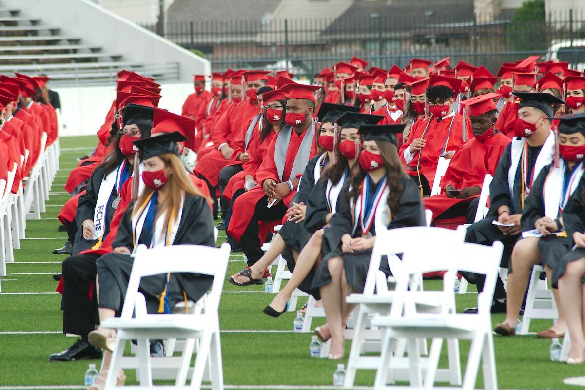 See scenes from South Houston High’s graduation ceremony