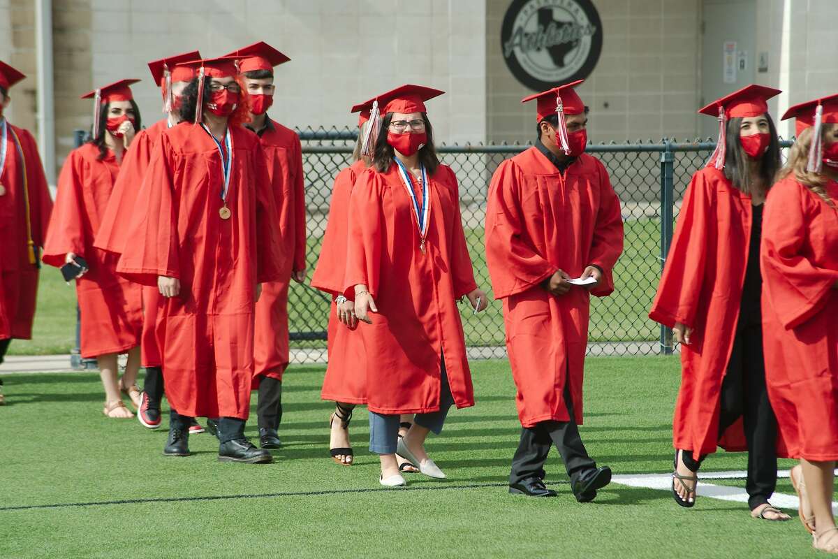See scenes from South Houston High’s graduation ceremony