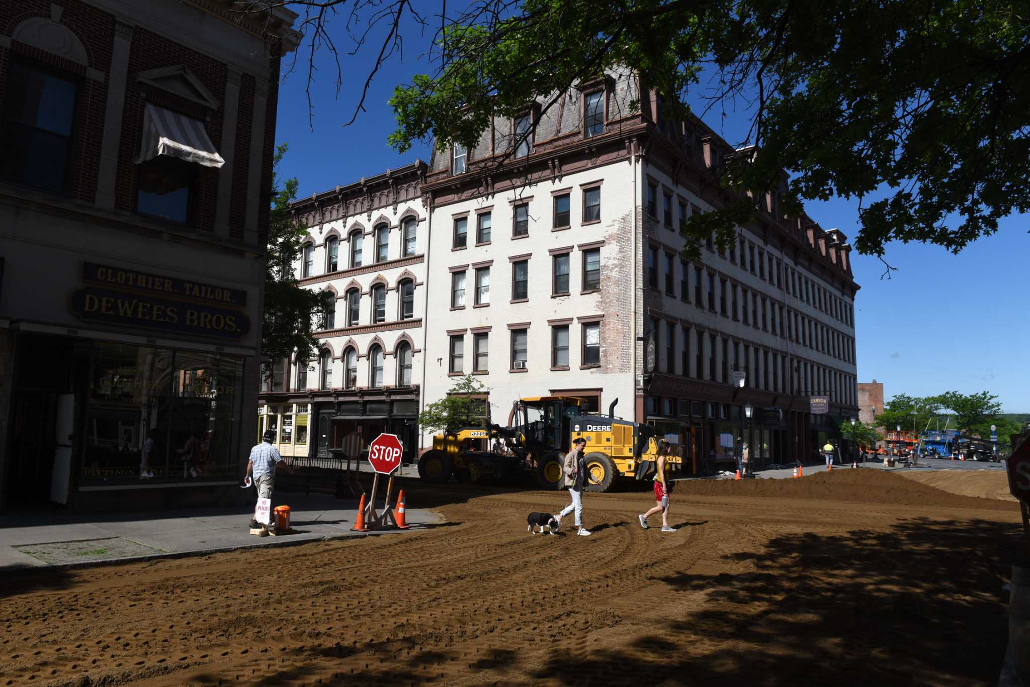 Photos: Crews transform downtown Troy into 'Gilded Age'
