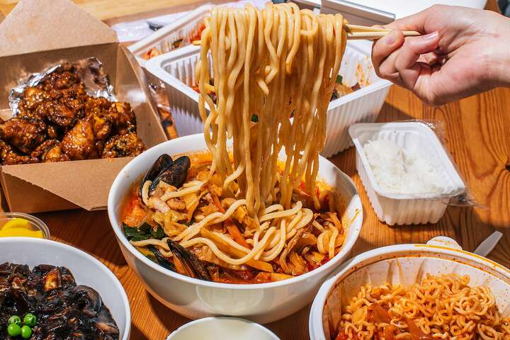 What to eat at S.F.’s new H Mart food court, a Korean comfort food ...