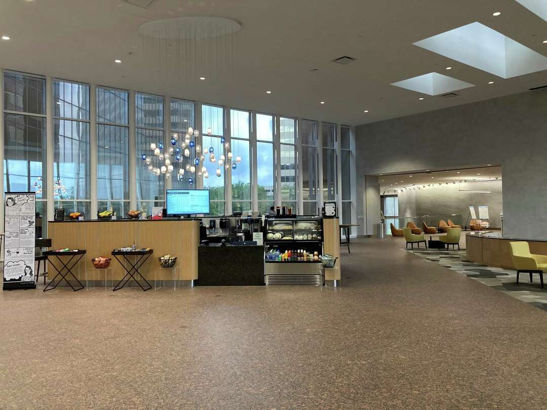 Marathon Oil Tower makeover wraps up ahead of namesake's exit