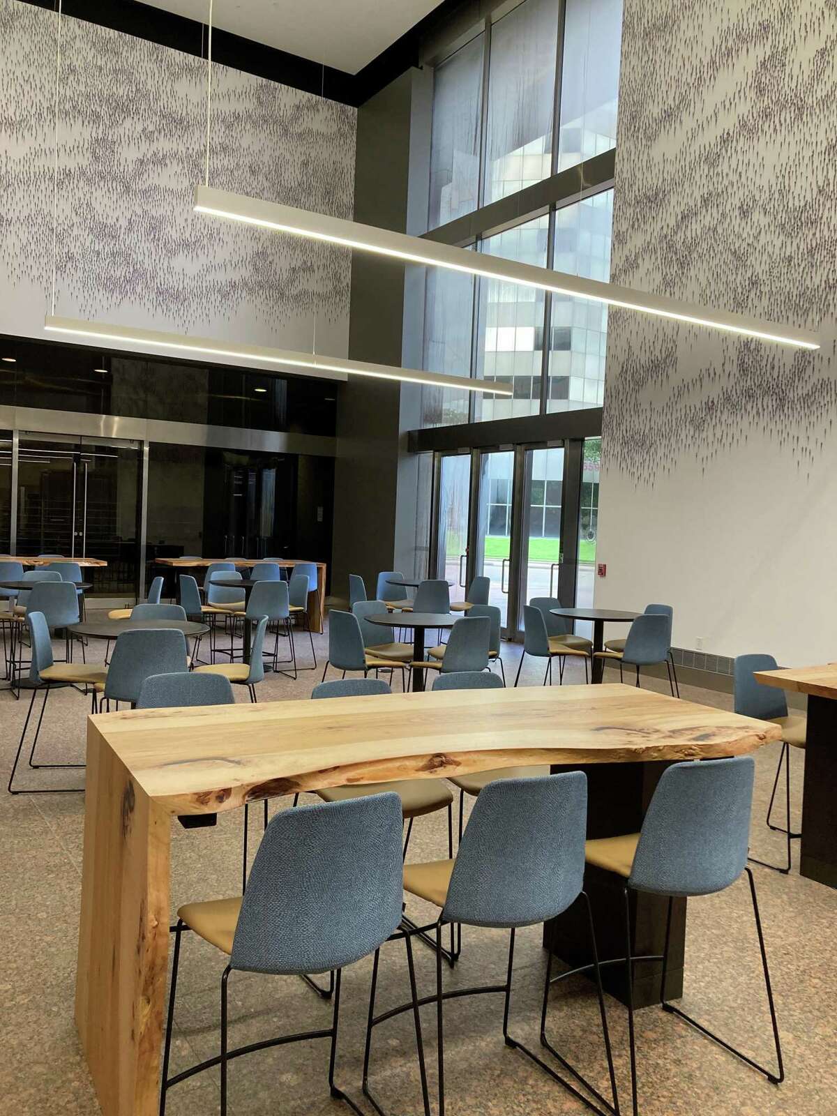 Marathon Oil Tower makeover wraps up ahead of namesake's exit