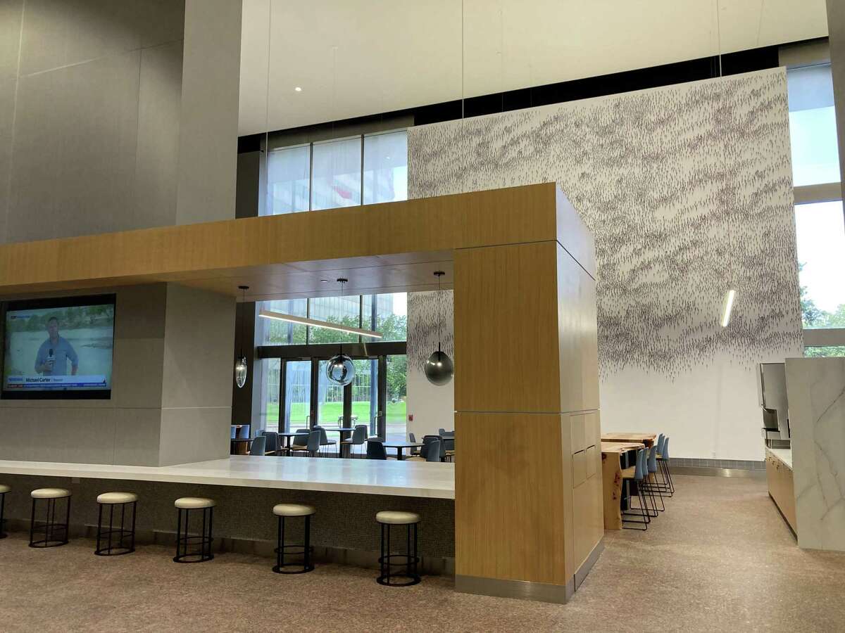 Marathon Oil Tower makeover wraps up ahead of namesake's exit