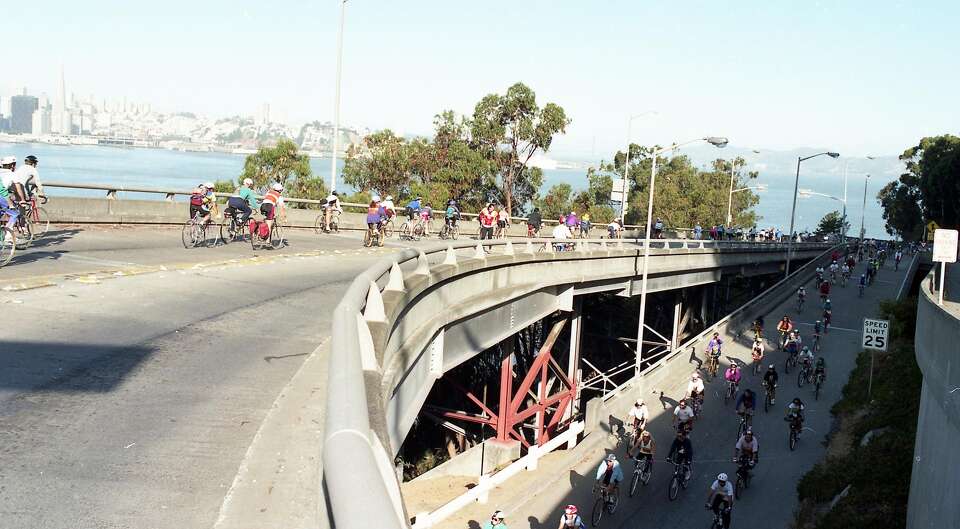 S.F. once hosted a bike tour on freeways and the Bay Bridge. Let’s ...