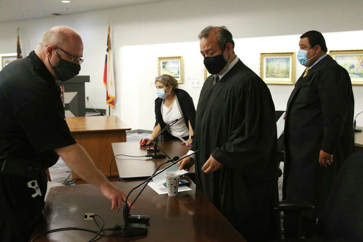 A new San Antonio judge is sifting through potential jurors as trials loom