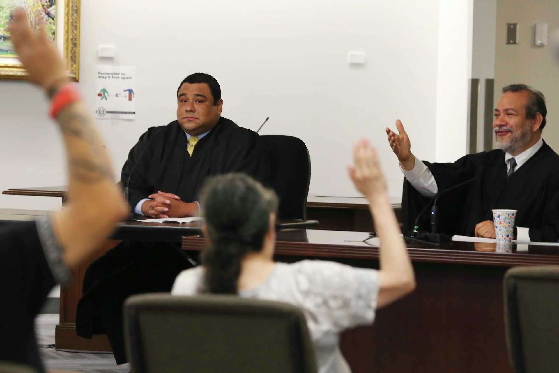 A new San Antonio judge is sifting through potential jurors as trials loom