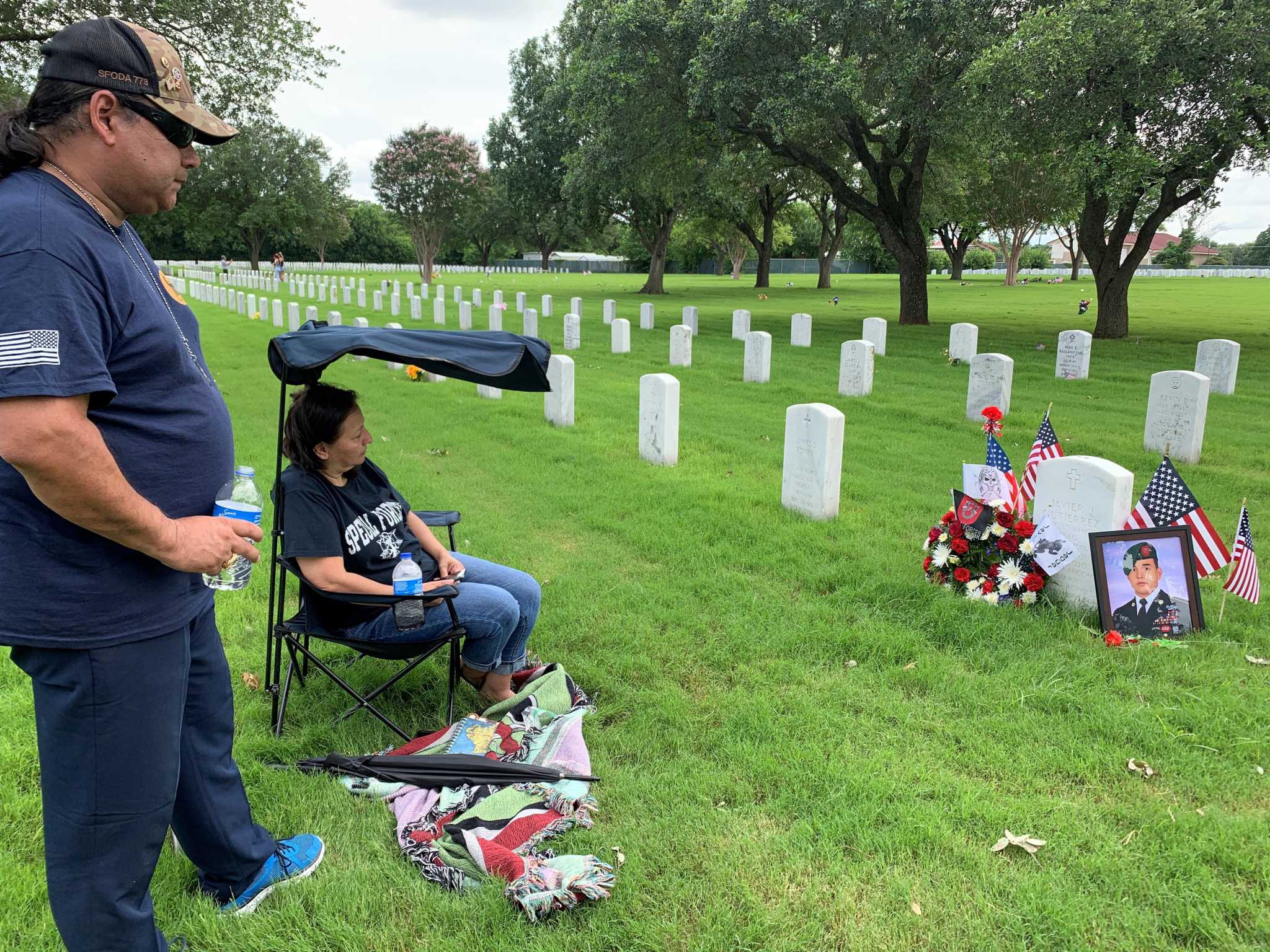 On Memorial Day, families salute their loved ones