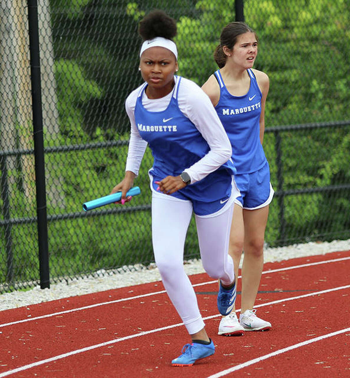 School records fall for state-bound Explorers in sectional (w/ 15 photos)