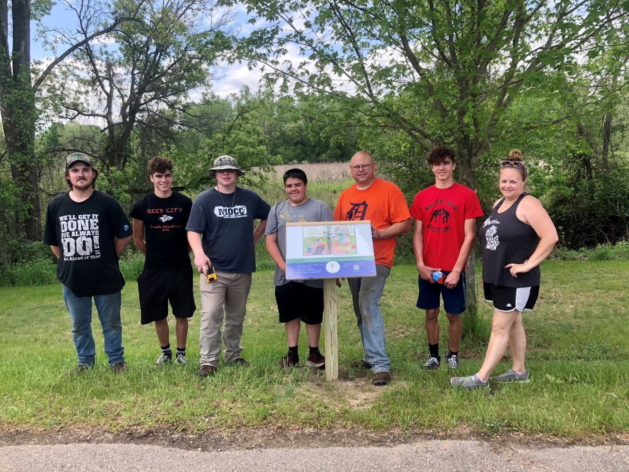 Reed City library brings reading outdoors with new project