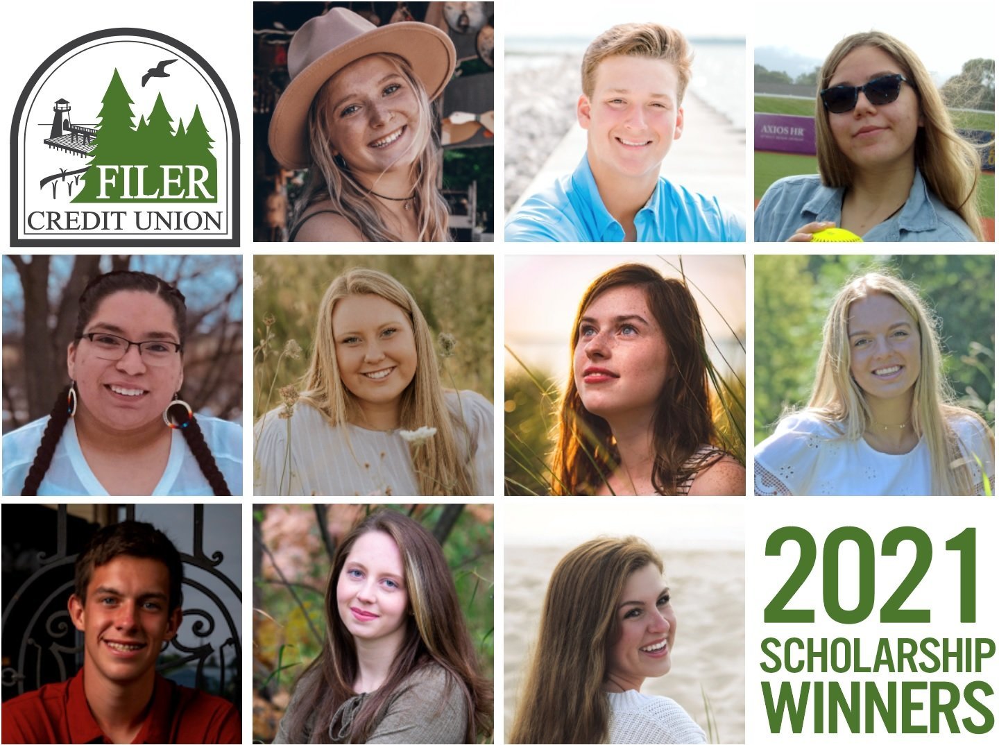 Filer Credit Union announces 2021 scholarship winners