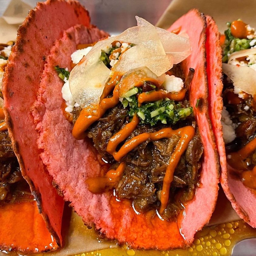 Local chef debuts barbacoa tacos with Big Red-flavored tortillas