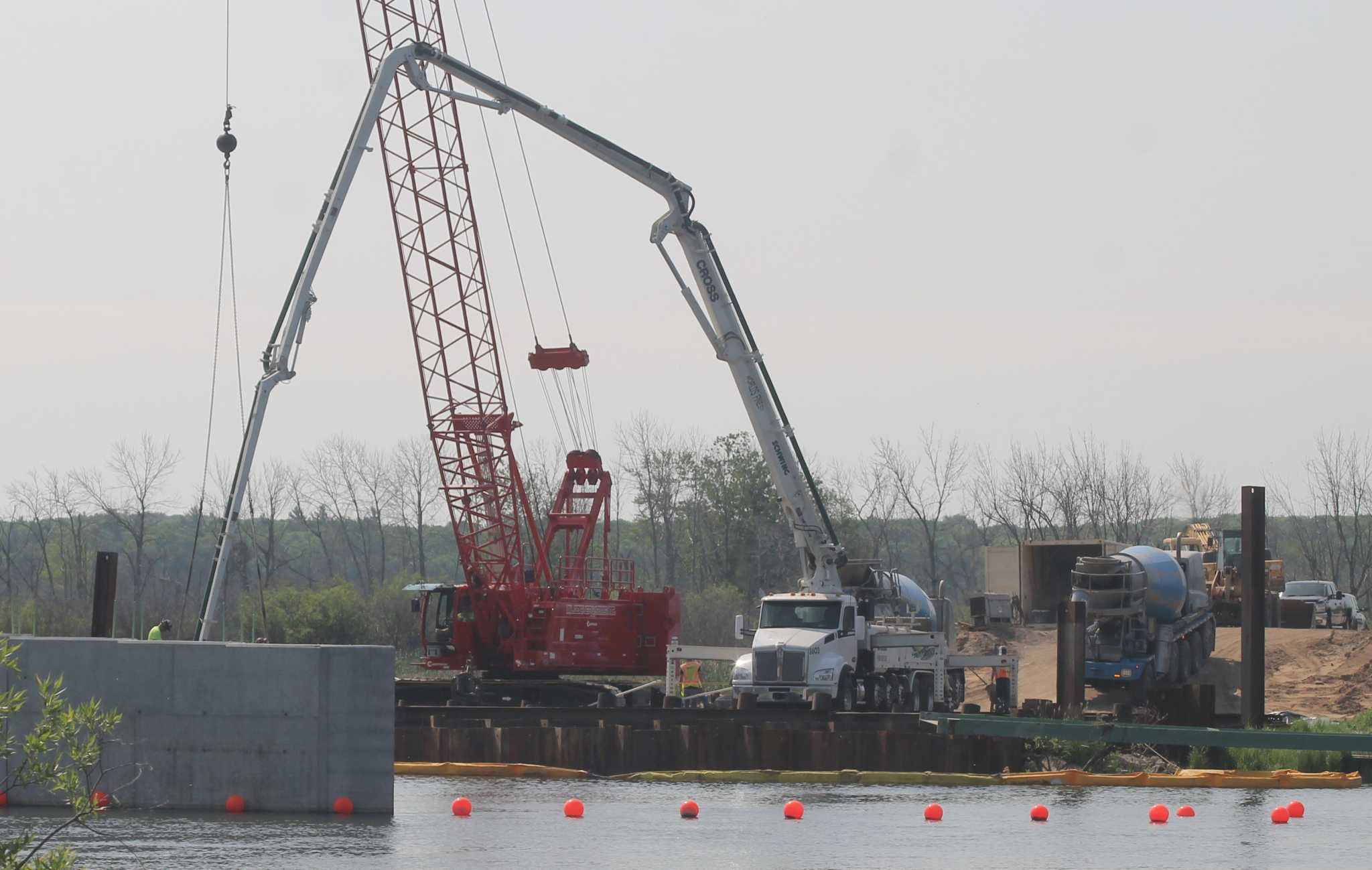 Photos: Forging ahead: Beams to be set on M-55 bridge in early July