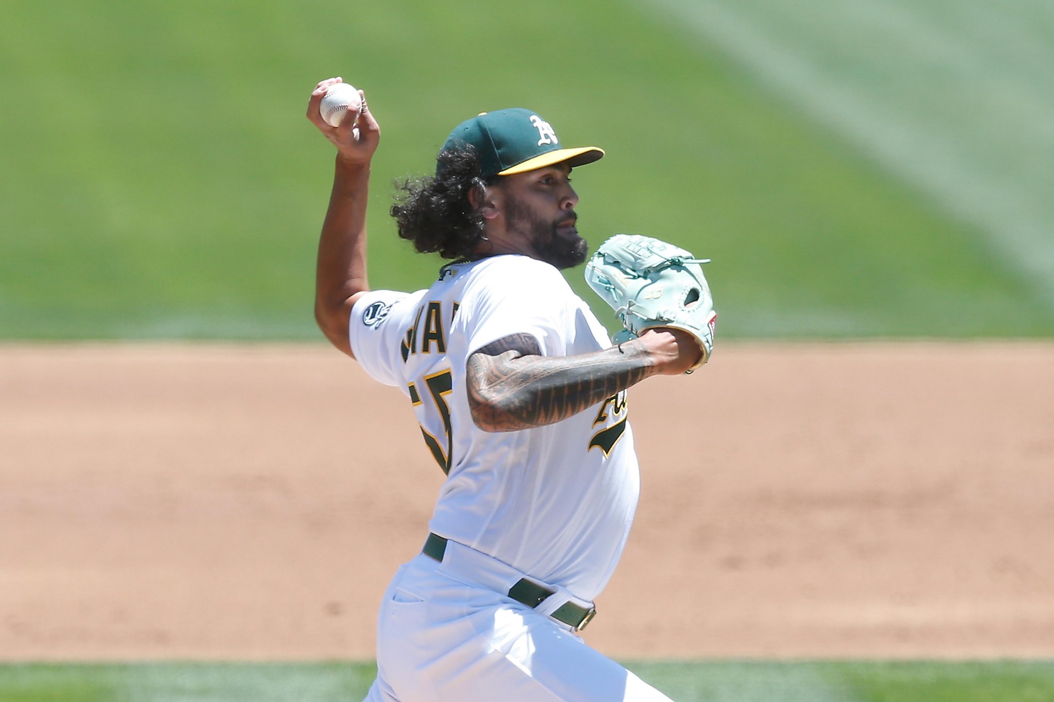 How A’s Sean Manaea threw 111 pitches in six innings without yielding a run