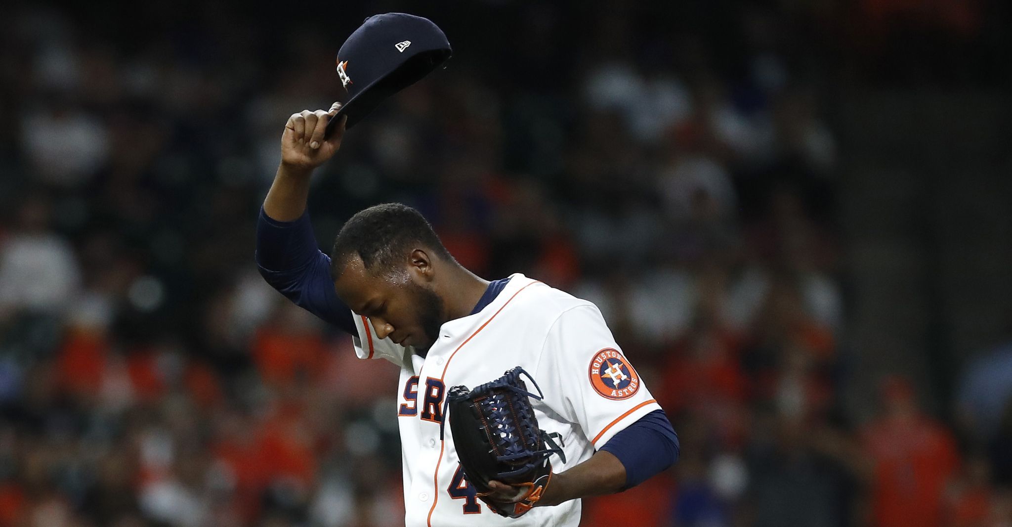 Astros put Enoli Paredes on 10-day injured list