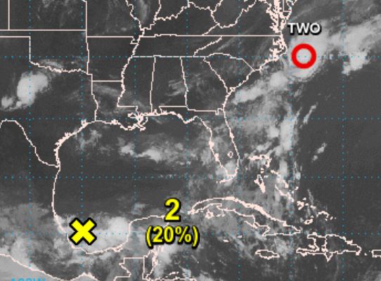Tropical depression forms in the Atlantic