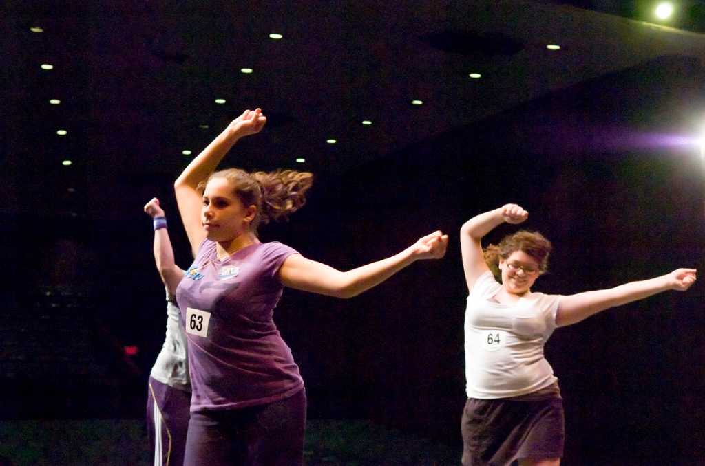 Students try out for all-school musical