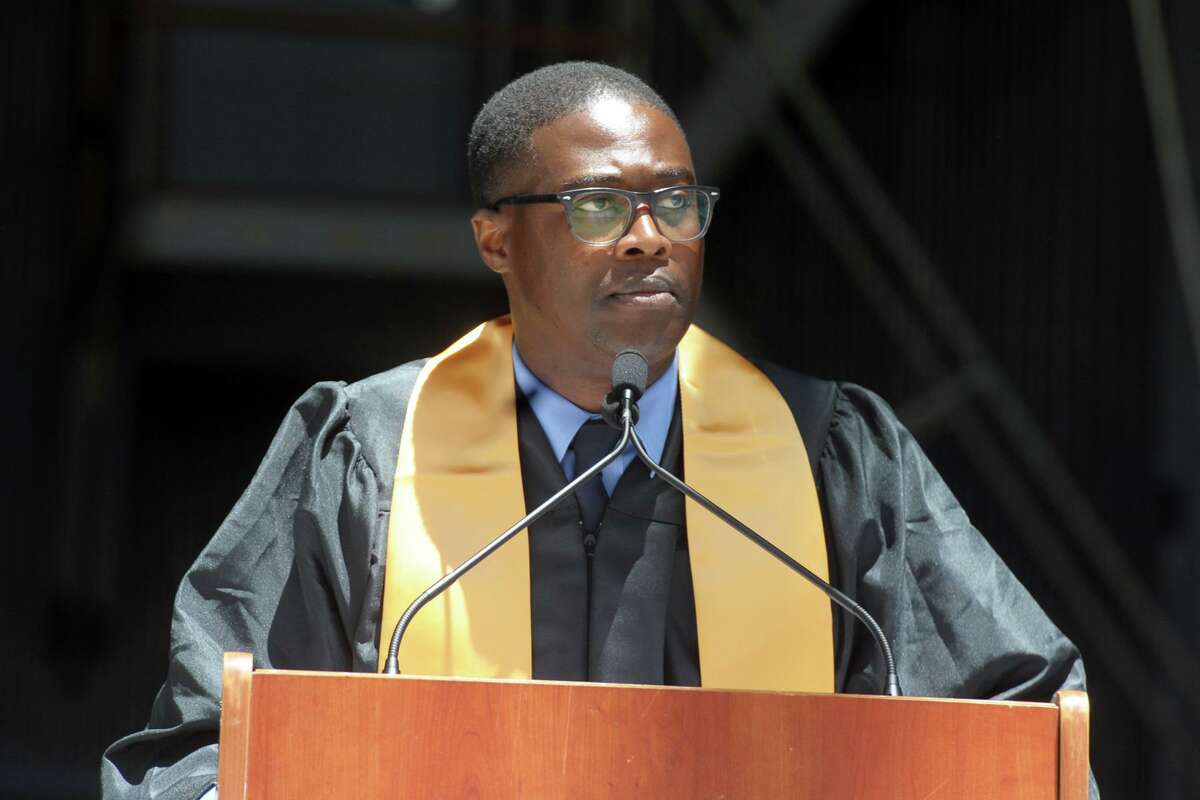 Photos: Bridgeport’s Harding High School celebrates its 2021 graduates