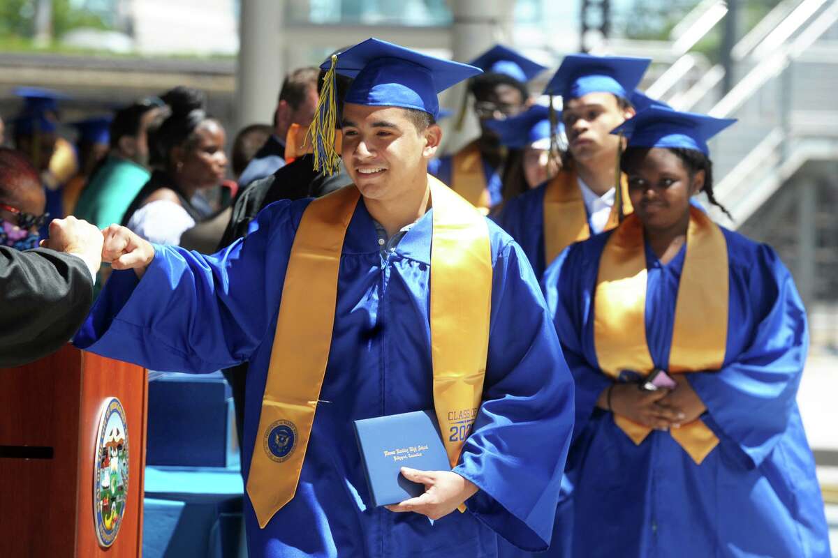 Photos: Bridgeport’s Harding High School celebrates its 2021 graduates