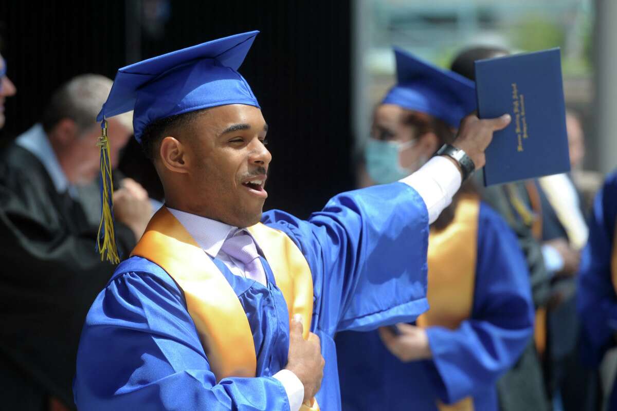 Photos: Bridgeport’s Harding High School celebrates its 2021 graduates