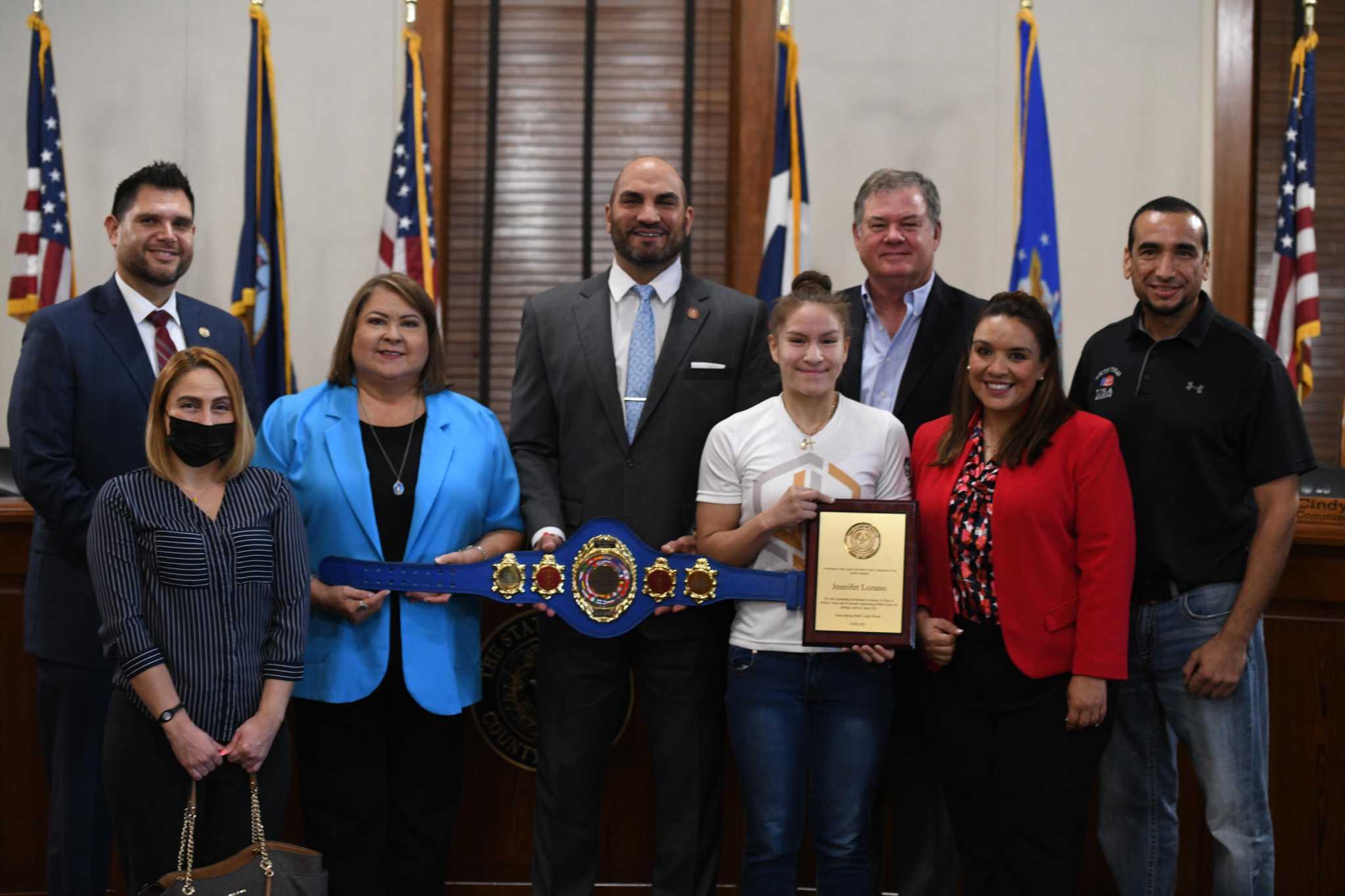 Laredo boxer recognized by Webb County