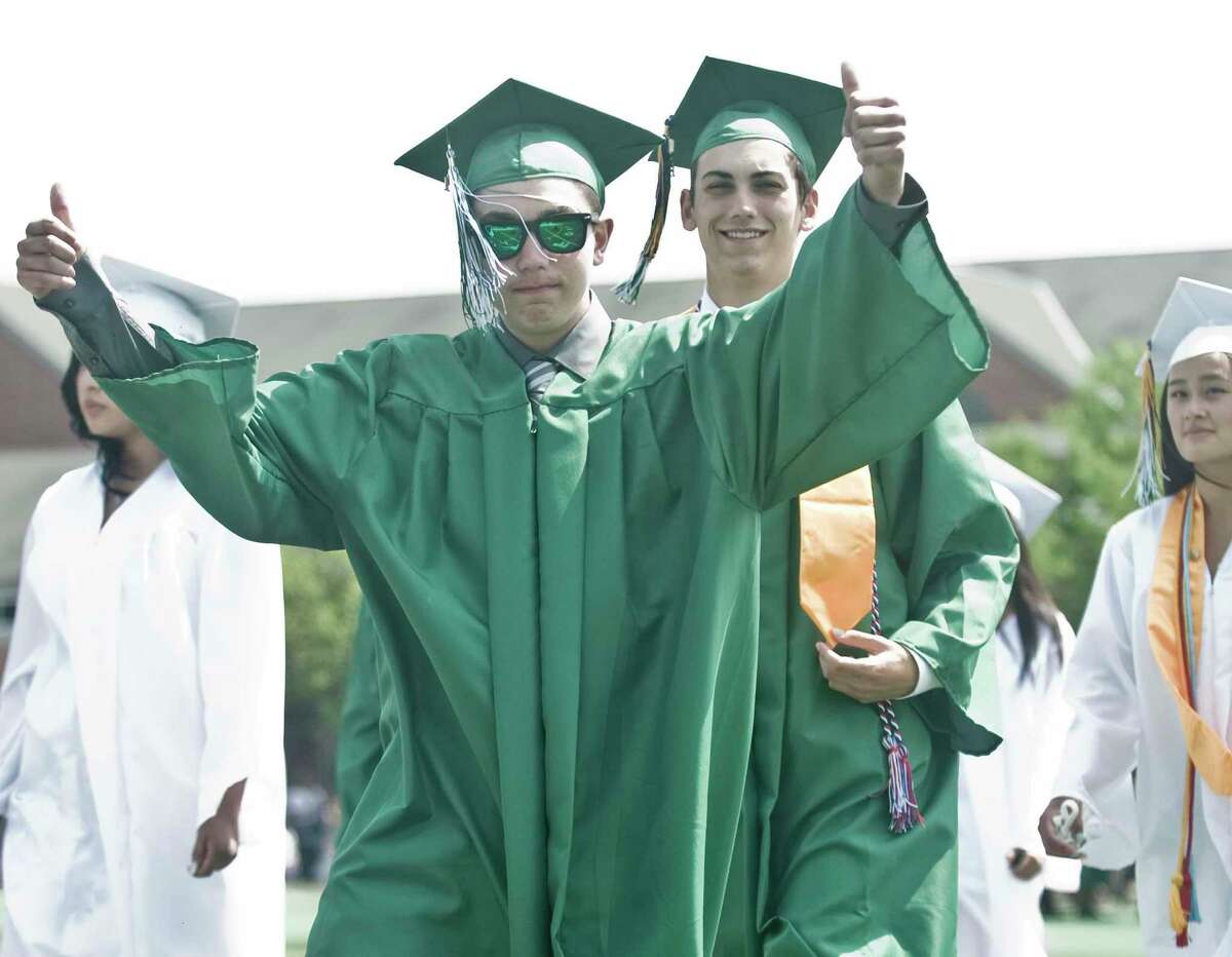 ‘You made it’: New Milford High School graduates more than 300 students