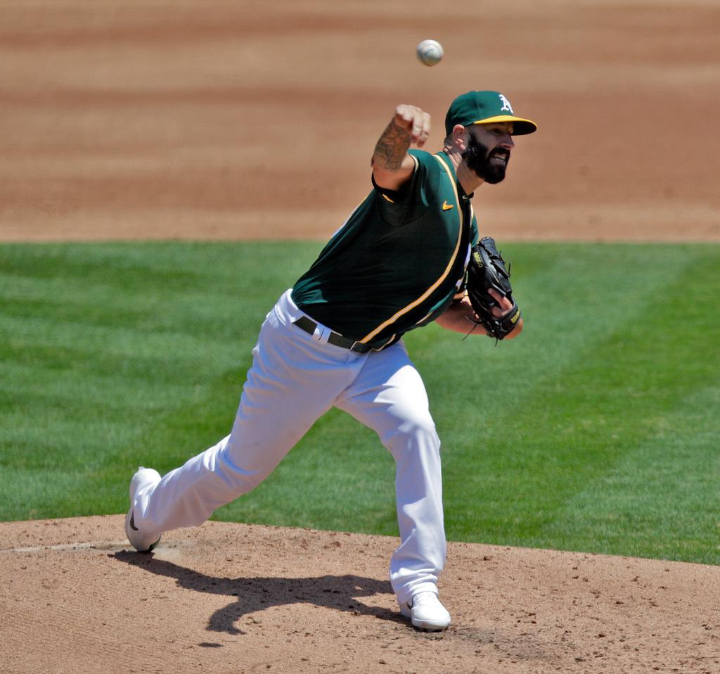 A’s Mike Fiers to see Dr. James Andrews about elbow discomfort