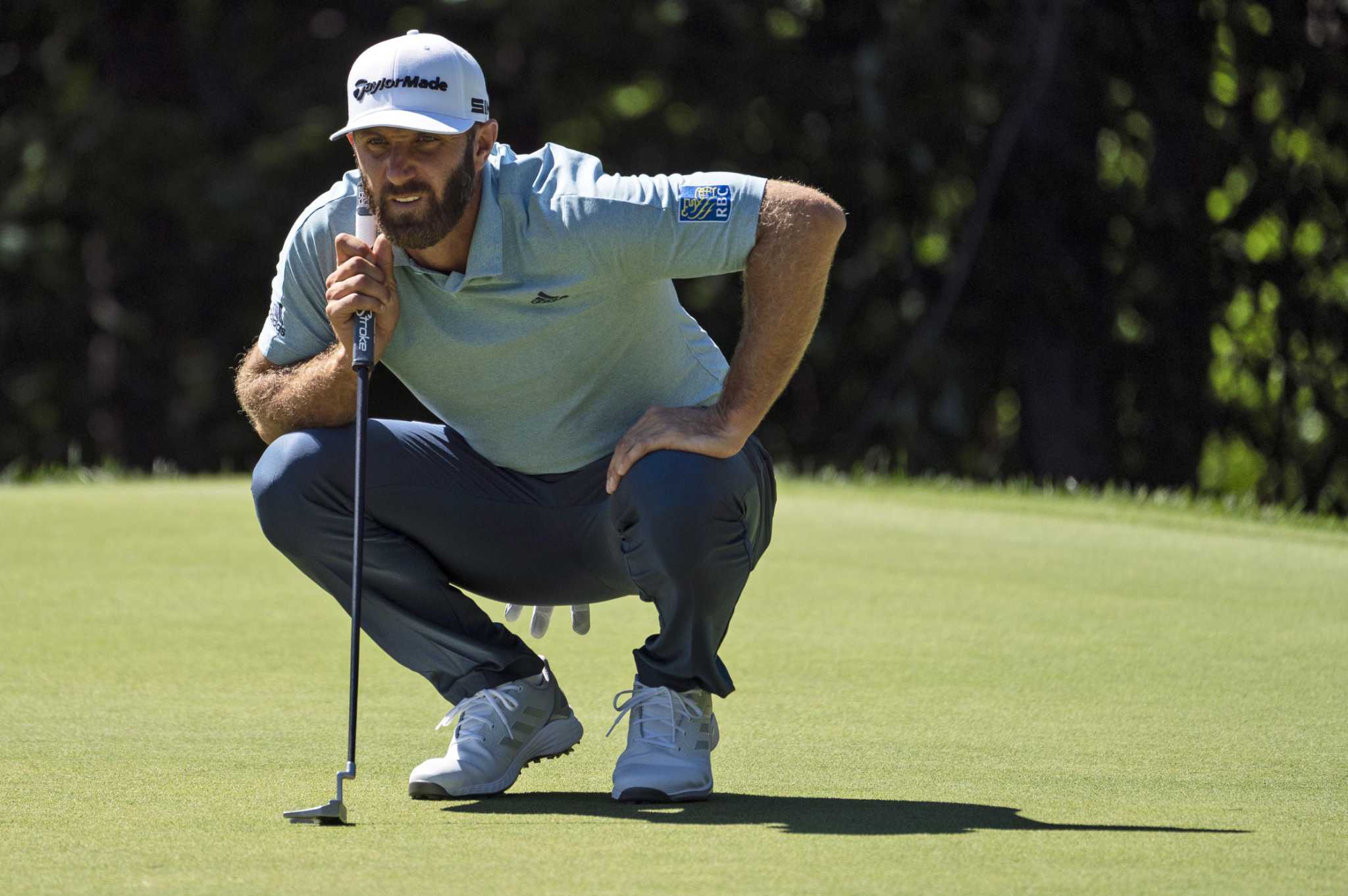 Defending Travelers champion Dustin Johnson rallies late, still on ...