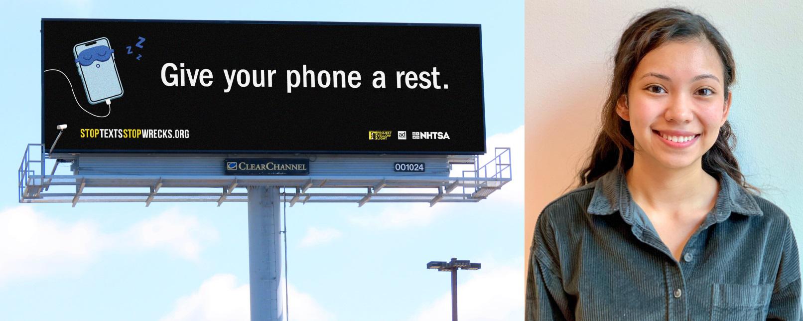 Area student wins national contest, designs billboard to encourage safe ...