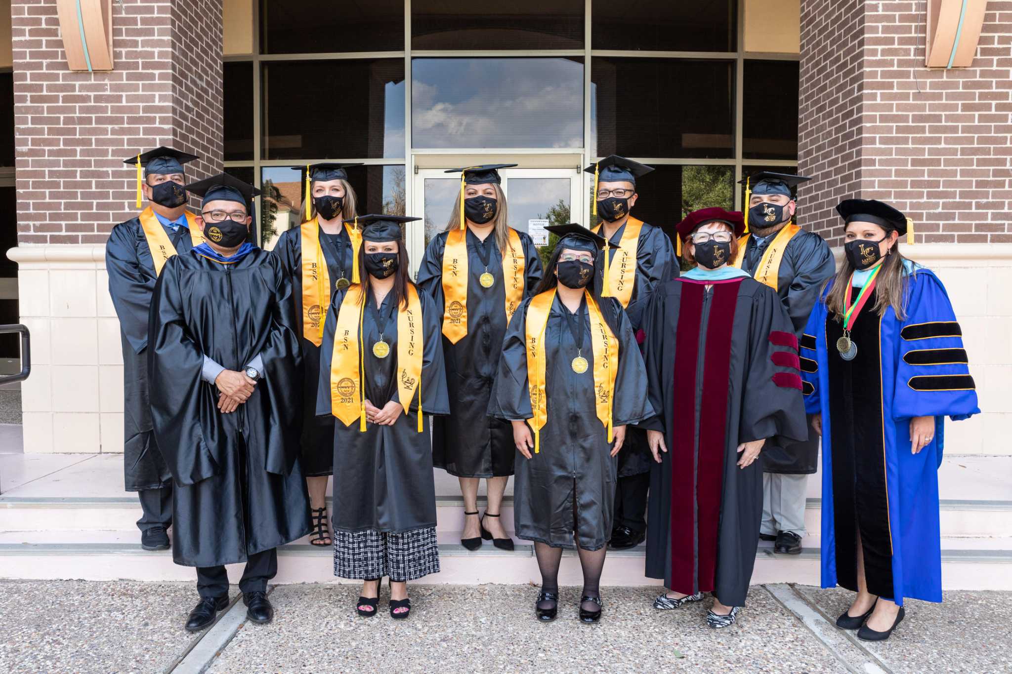 Baccalaureate nursing class graduates from LC