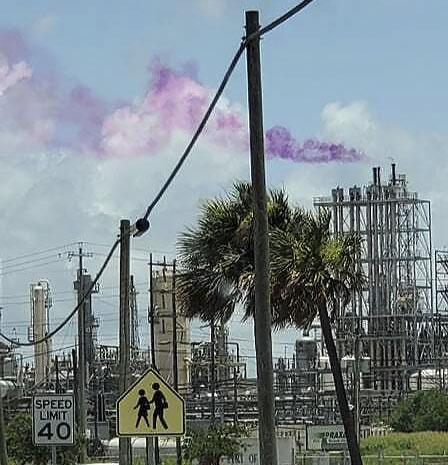 This is fine: Purple smoke plume in Houston area actually looked worse ...
