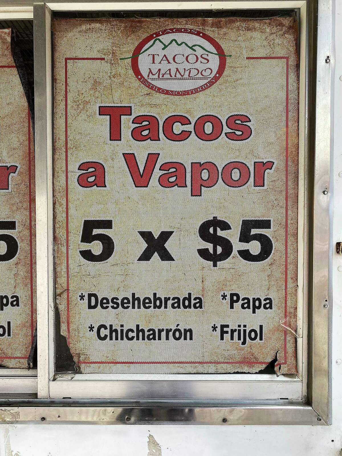 San Antonio’s best tacos al vapor are at Tacos Mando food truck, which ...