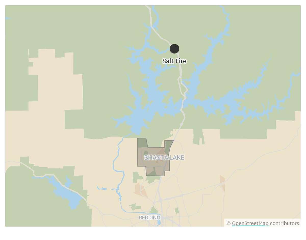 Salt Fire in Shasta County scorches 1,000 acres amid hot, windy conditions