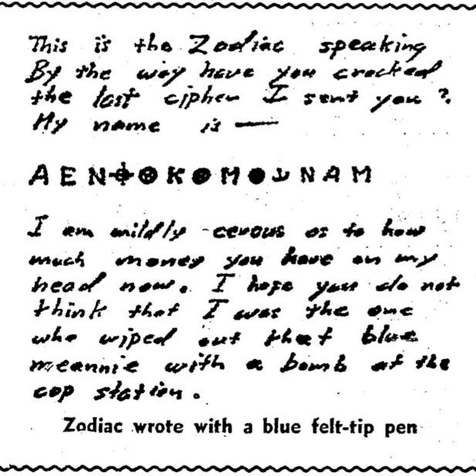 Zodiac killer letters in order 60 photos - Astrologytoyou.com