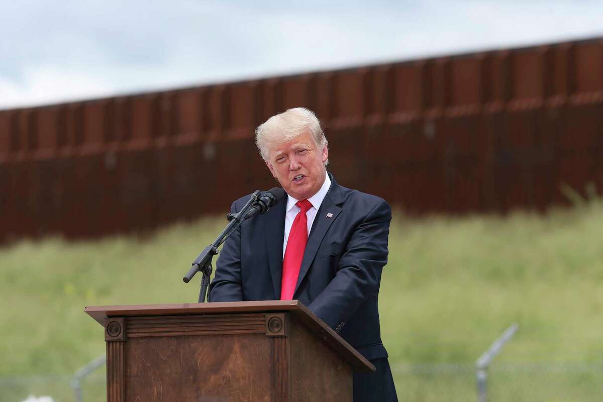 ‘We did a hell of a job': Donald Trump slams Biden in return to Texas ...