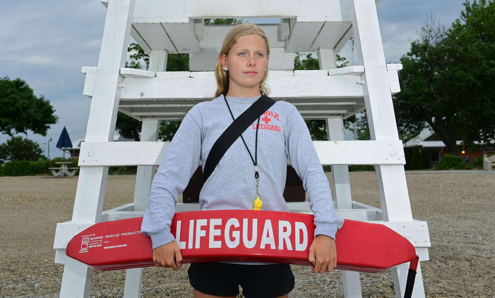 ‘I’m in shock’: Norwalk teen lifeguard reflects on rescuing child at beach