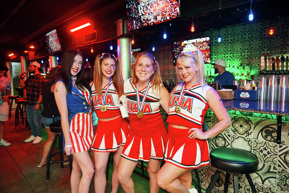 All the red, white and blue outfits we saw during July's First Friday ...