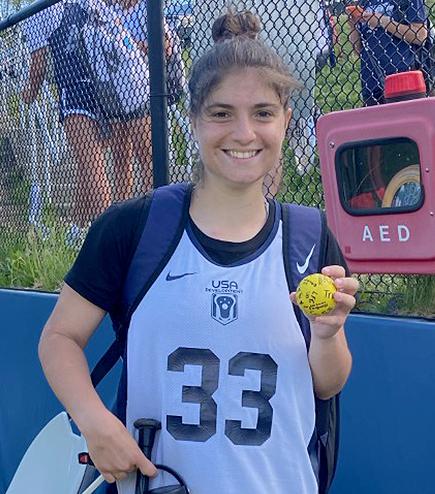 Three CT girls lacrosse players on Under Armour Senior teams